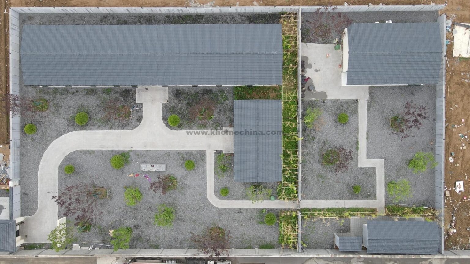 Construction Site Luxury Prefab Houses Manufacture | K-HOME