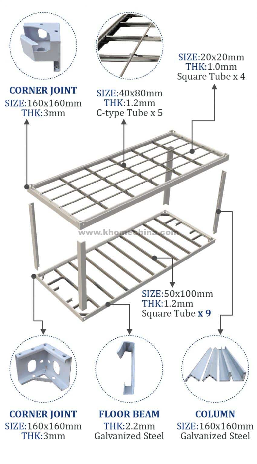 Flat Pack Containers For Sale | K-HOME