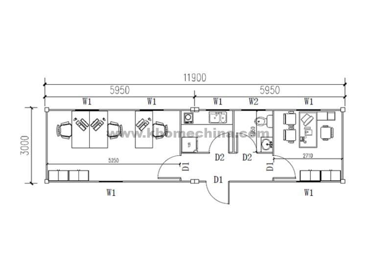Portable Office Cabin For Sale | K-HOME